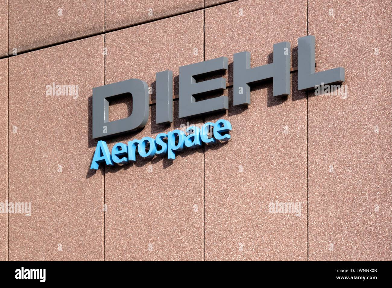 logo Diehl Aviation building, Diehl Aerospace GmbH, international ...