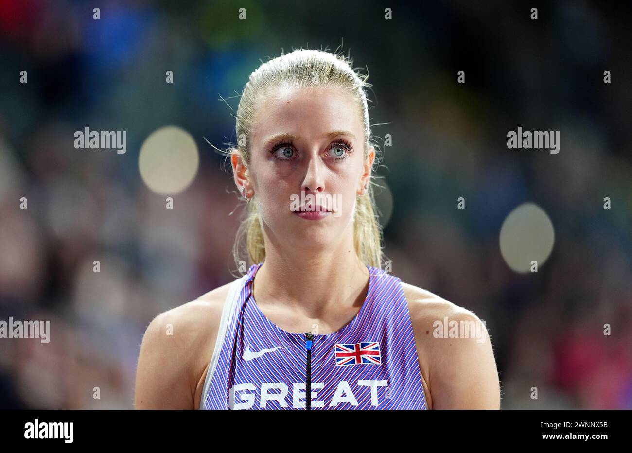 Great Britain's Jemma Reekie ahead of the Women's 800m final during day ...