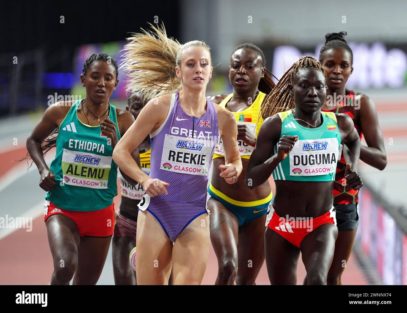 Great Britain's Jemma Reekie in the Women's 800m final during day three ...