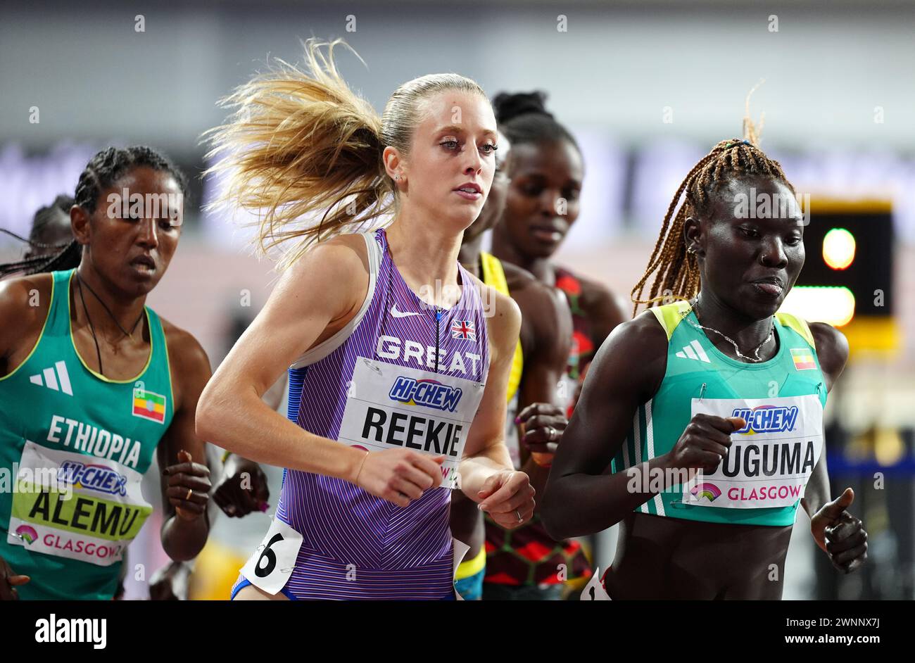 Great Britain's Jemma Reekie in the Women's 800m final during day three ...