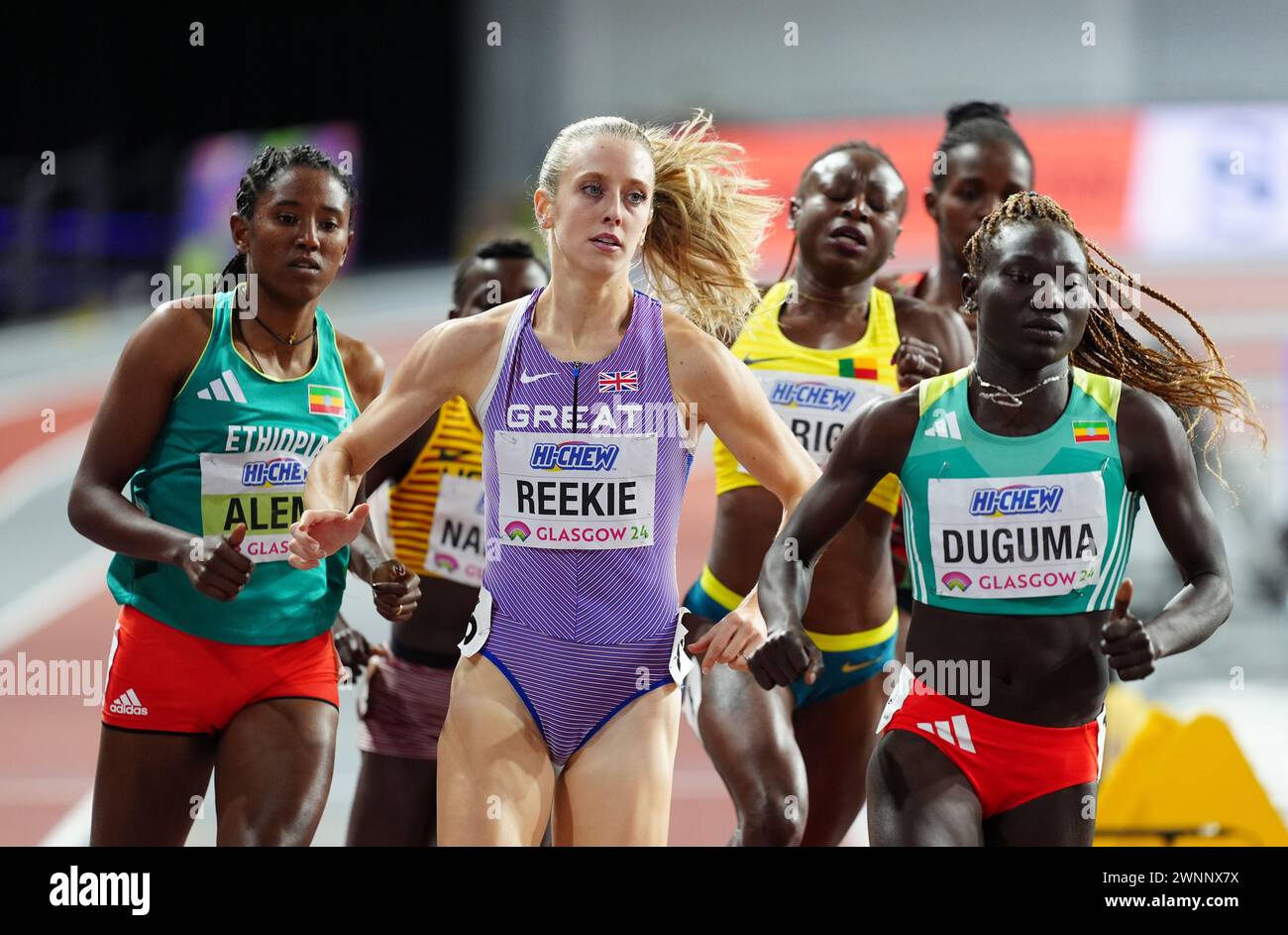 Great Britain's Jemma Reekie in the Women's 800m final during day three ...