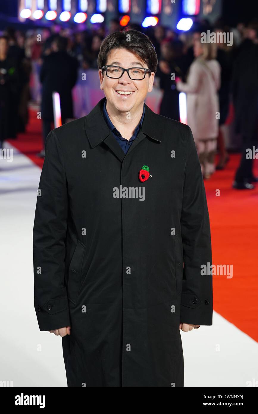 File photo dated 16/11/23 of Michael McIntyre who has cancelled a ...