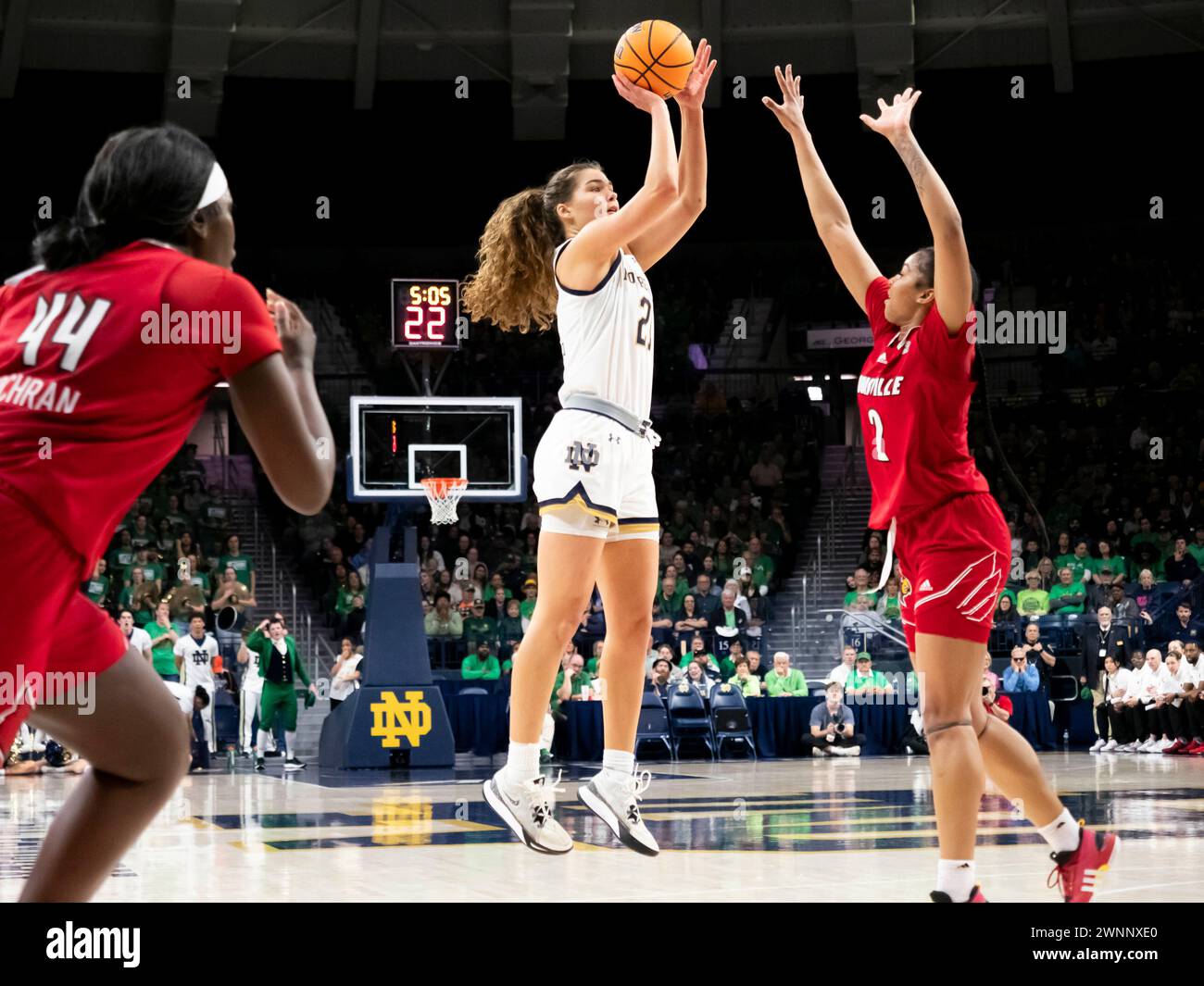 SOUTH BEND, IN - MARCH 03: Notre Dame Fighting Irish forward Maddy ...