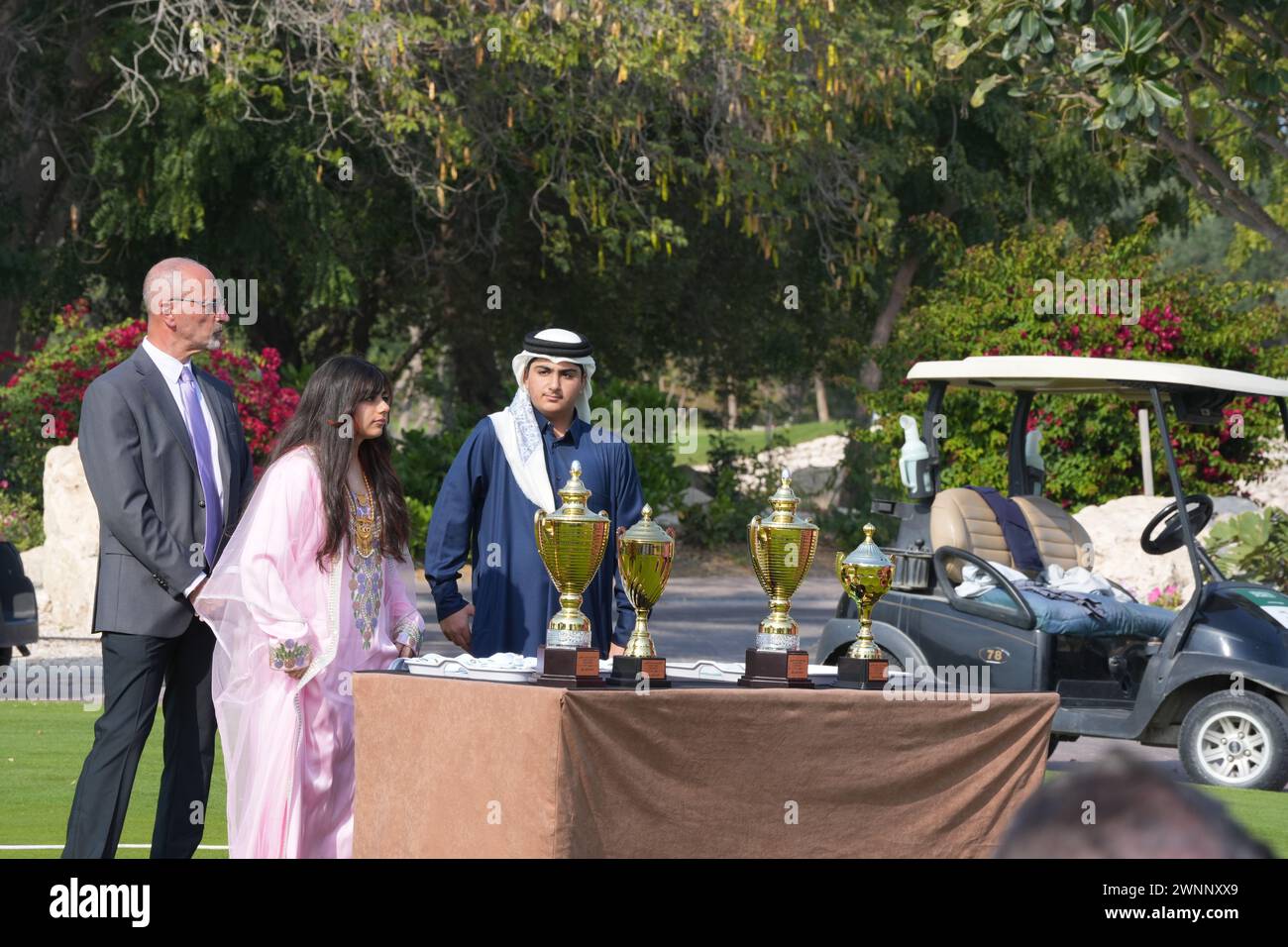 GCC Golf Championship in Qatar on February 29, 2024 Friday at Doha Golf ...
