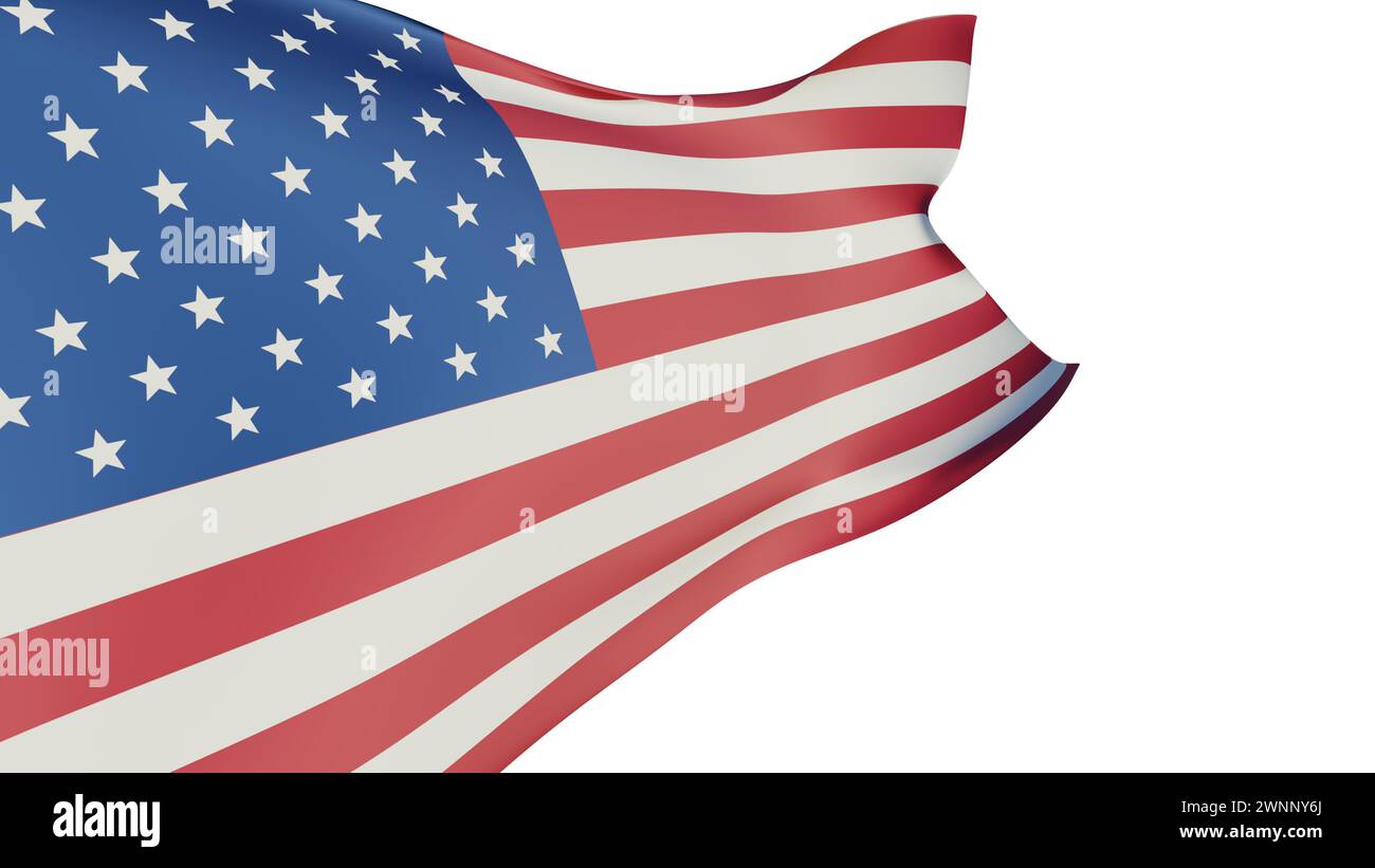 US flag. American flag on transparent background Stock Photo - Alamy