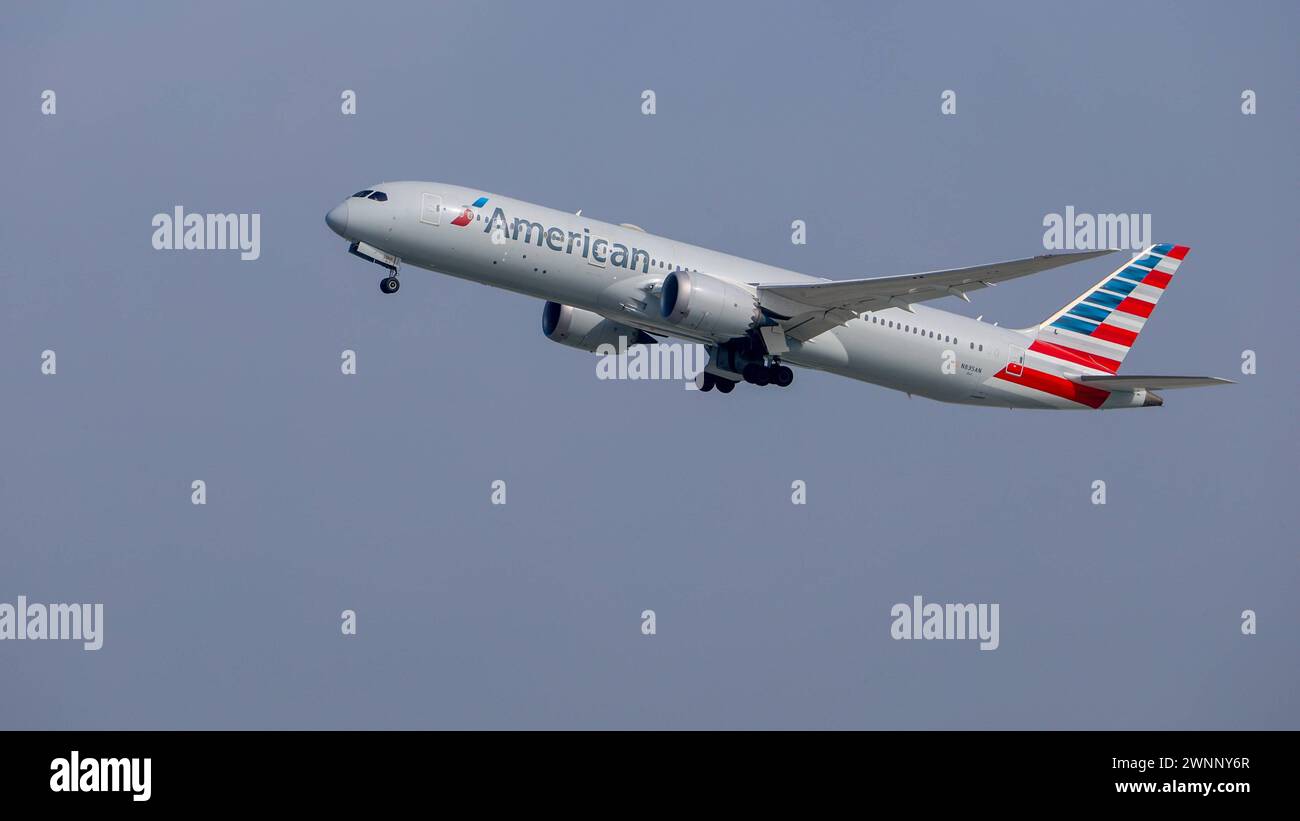 N835AN American Airlines Boeing 787-9 Dreamliner am Los Angeles ...