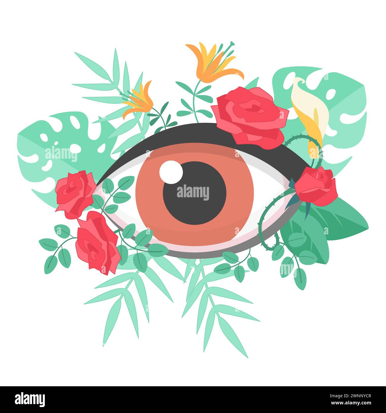 Protect plants garden Stock Vector Images - Alamy