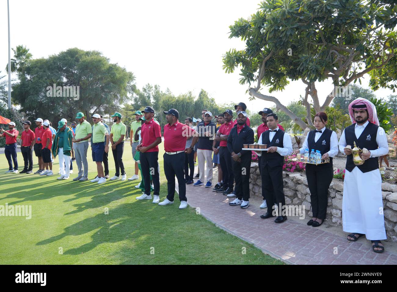 GCC Golf Championship in Qatar on February 29, 2024 Friday at Doha Golf ...