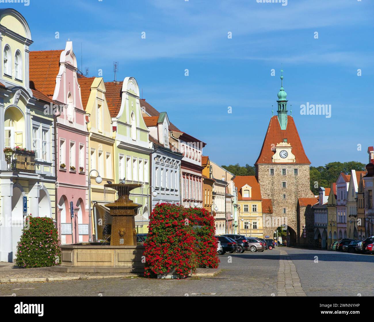 Town square bohemia hi-res stock photography and images - Alamy