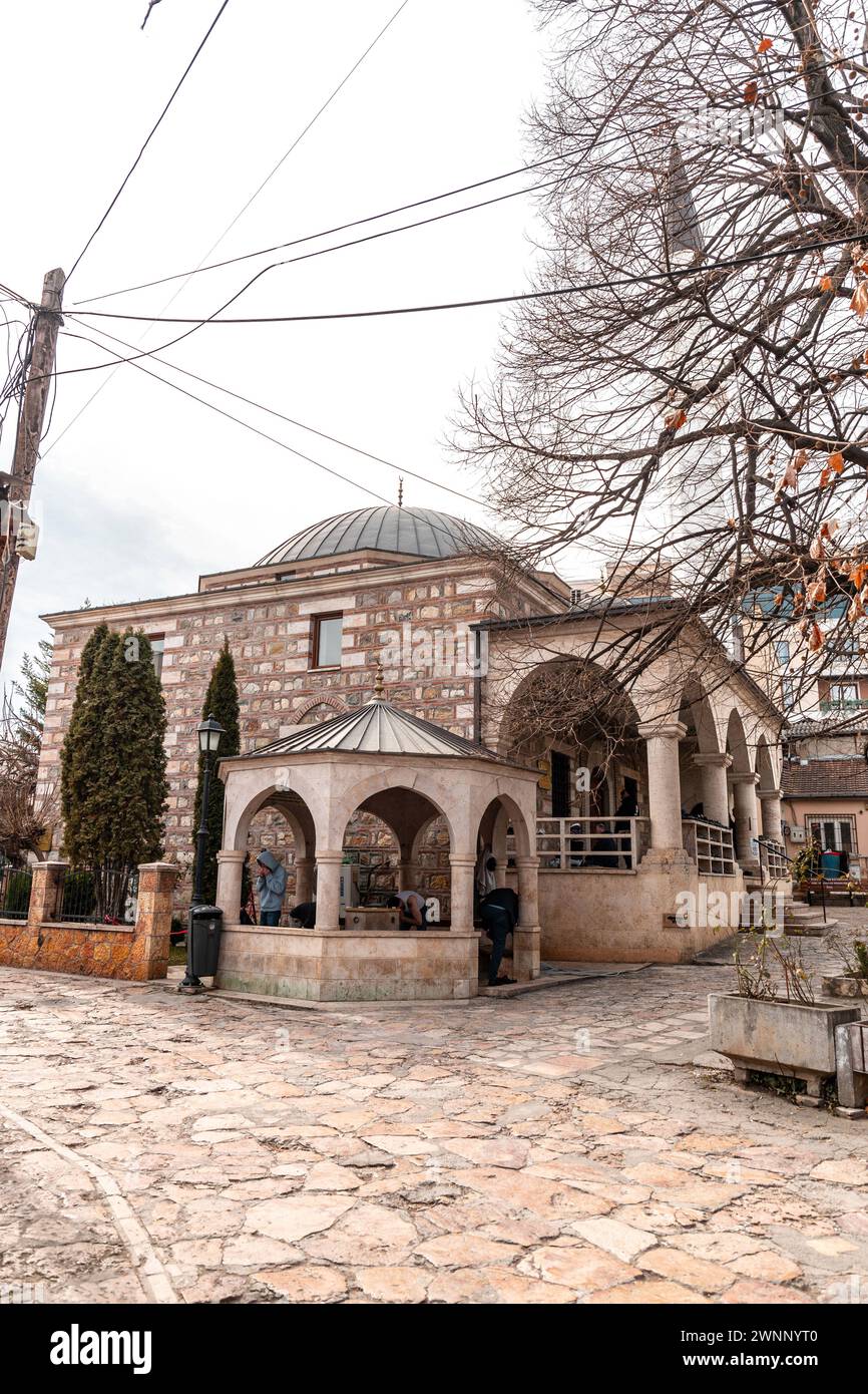 Skopje, North Macedonia - 7 FEB 2024: Arasta Mosque, Arasta Camii in ...