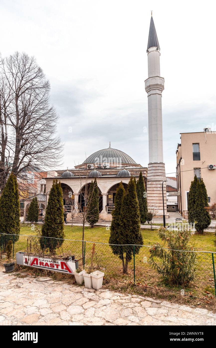 Skopje, North Macedonia - 7 FEB 2024: Arasta Mosque, Arasta Camii in ...