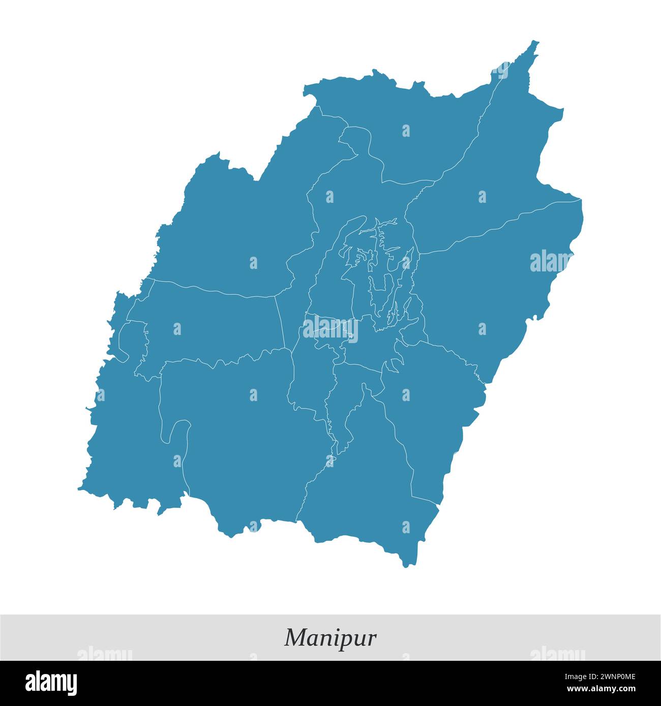 Manipur map Stock Vector Images - Alamy