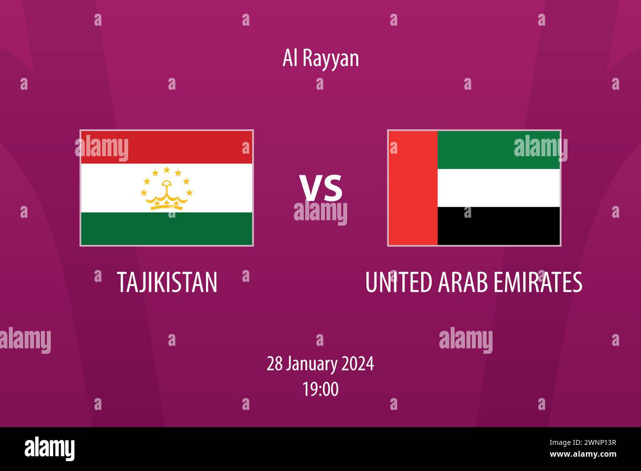 Tajikistan vs United Arab Emirates football scoreboard broadcast ...