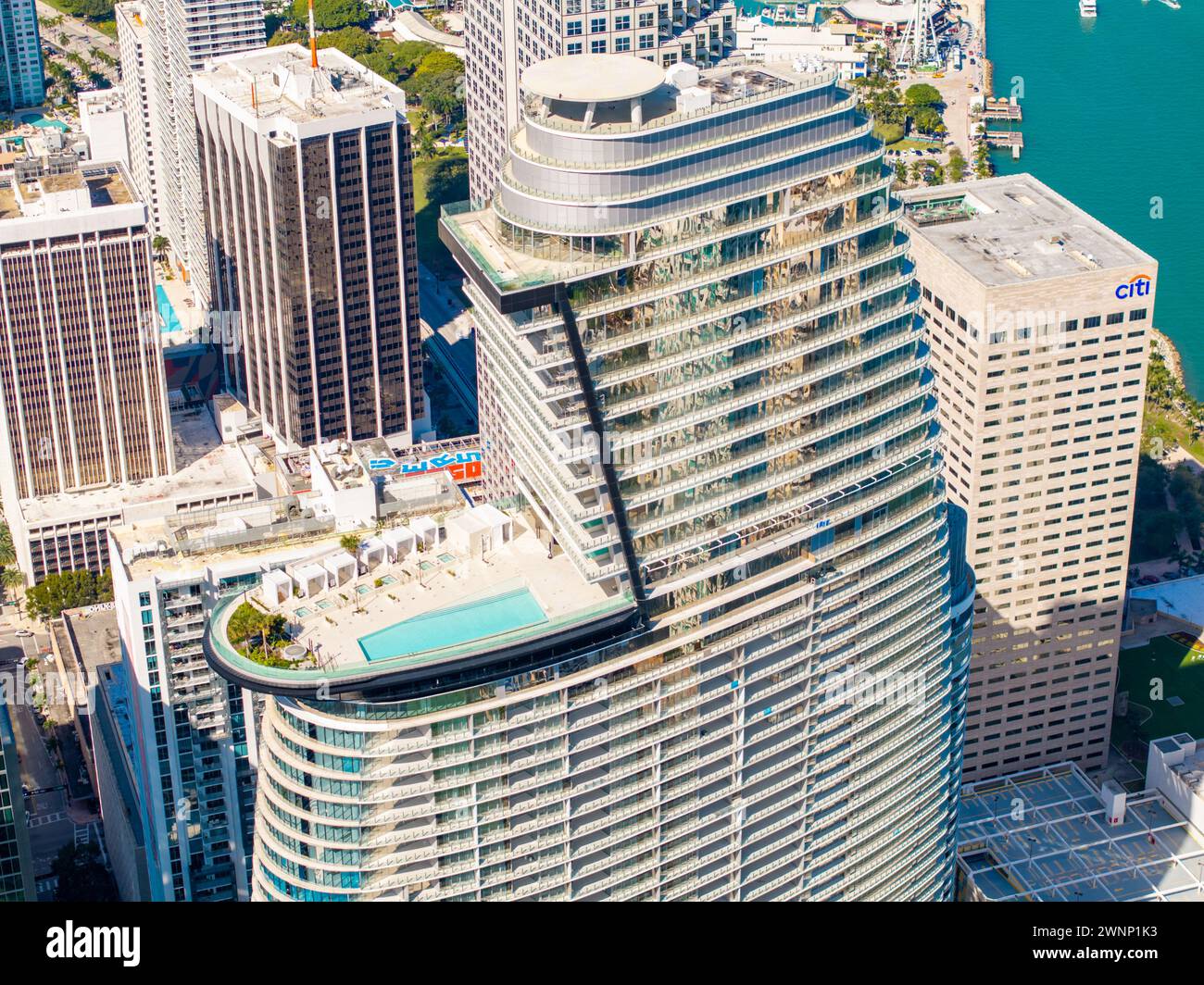 Miami, FL, USA - February 26, 2024: Aston Martin Residences Sky ...