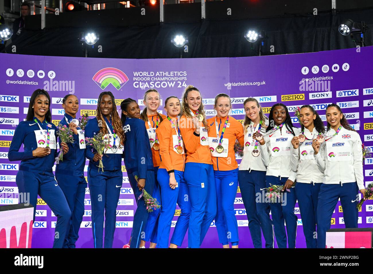 GLASGOW, UNITED KINGDOM - MARCH 3: Femke Bol of the Netherlands ...