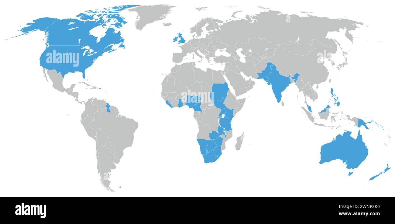 English Language Map