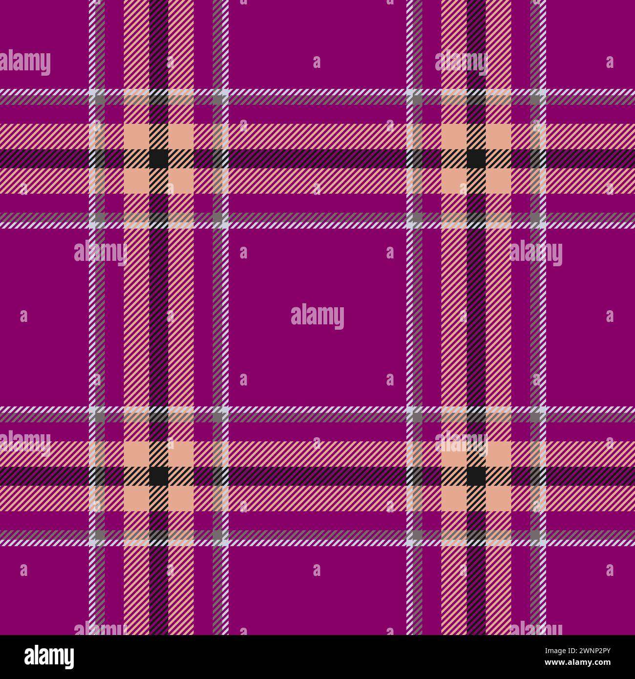 Plaid seamless pattern. Check fabric texture. Vector textile print design Stock Vector Image ...