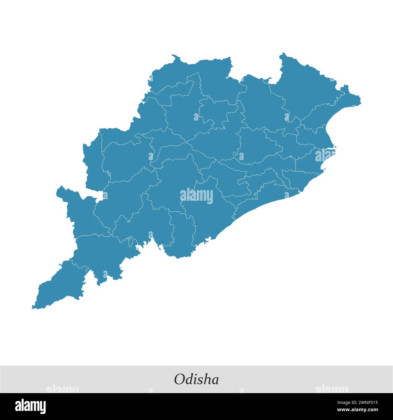 Odisha map hi-res stock photography and images - Alamy