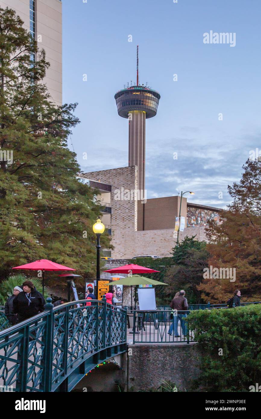 Tower of the Americaas observation tower and restaurant in downtown San ...