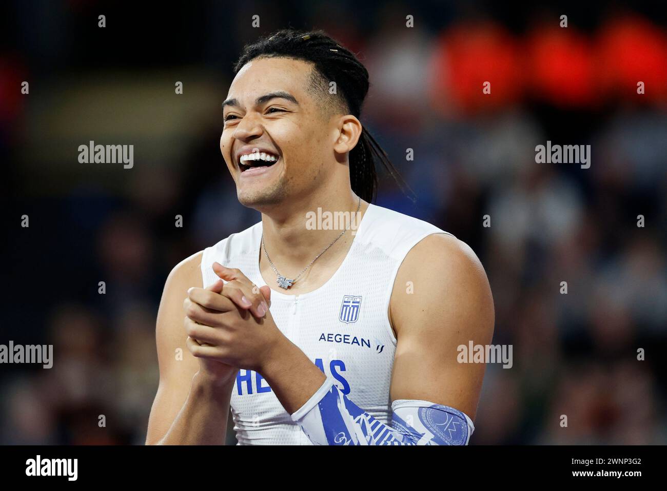 GLASGOW, UNITED KINGDOM 20240303Greece's Emmanouil Karalis took bronze ...