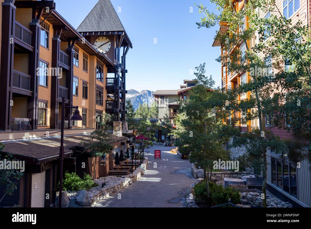 The Village at Mammoth in Mammoth Lakes, CA draws locals and visitors ...