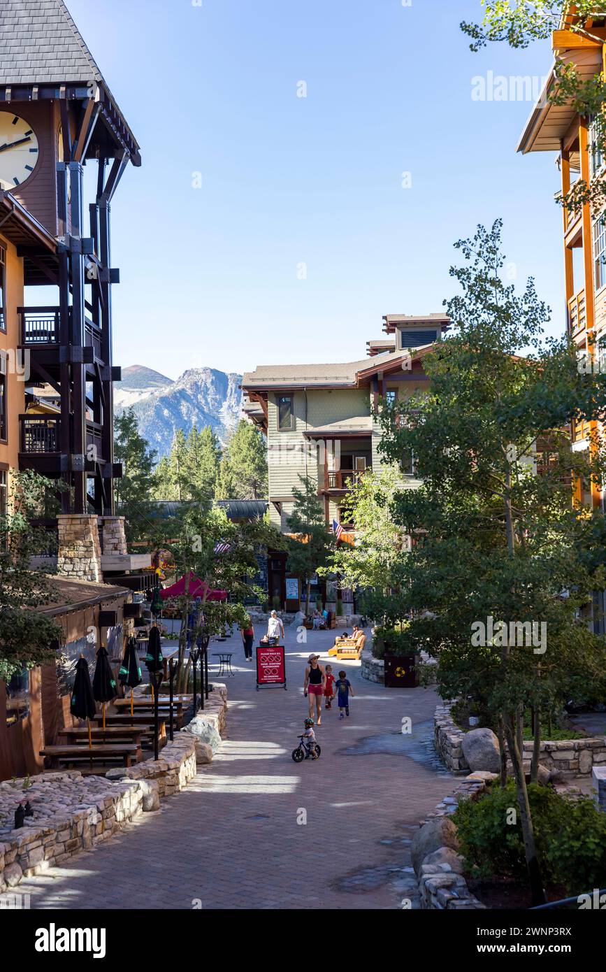 The Village at Mammoth in Mammoth Lakes, CA draws locals and visitors ...