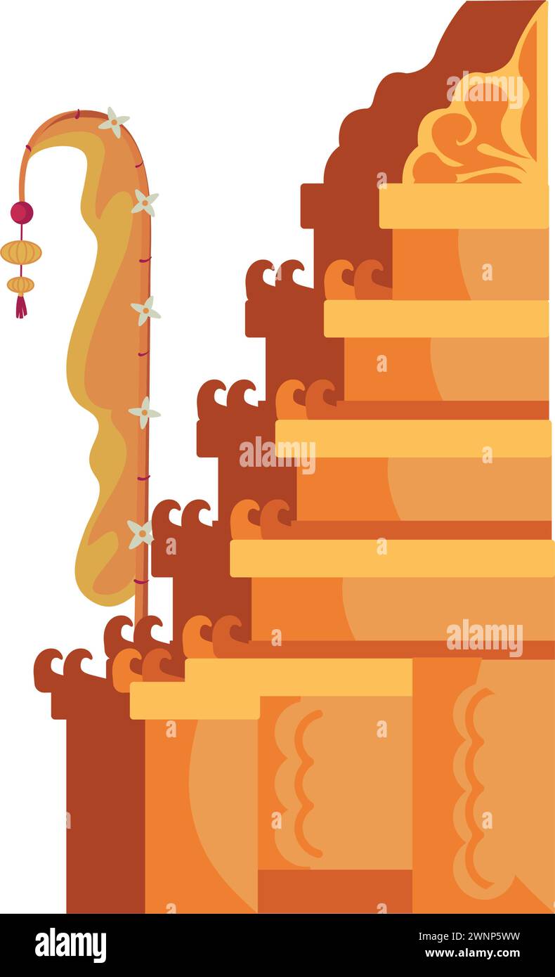 Temple in bali Stock Vector Images - Alamy