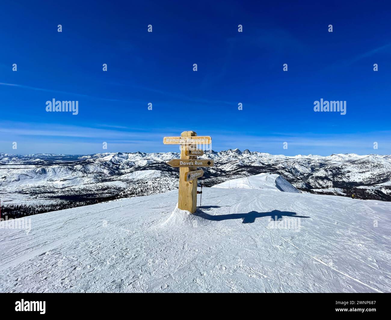 Mammoth Mountain and the town of Mammoth Lakes is a winter destination ...