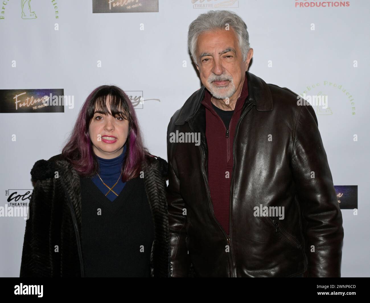 March 2, 2024, Burbank, California, U.S.: Mia Mantegna and Joe Mantegna ...