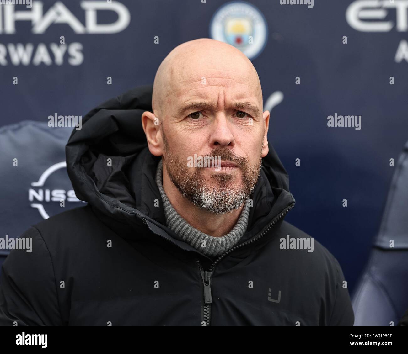 Erik ten Hag manager of Manchester United during the Premier League ...