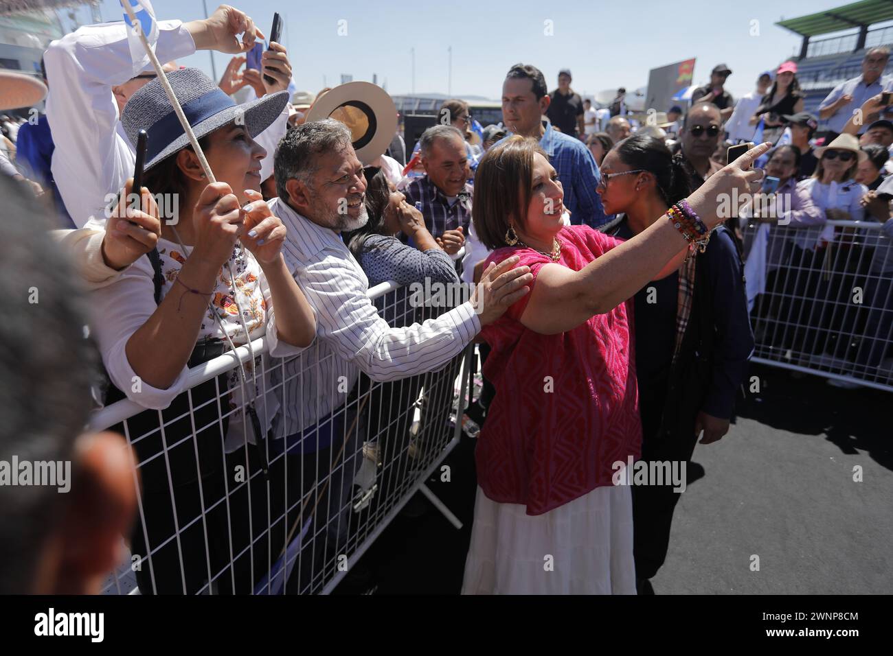 Queretaro, Mexico. 03rd Mar, 2024. Xochitl Galvez, candidate of the ...