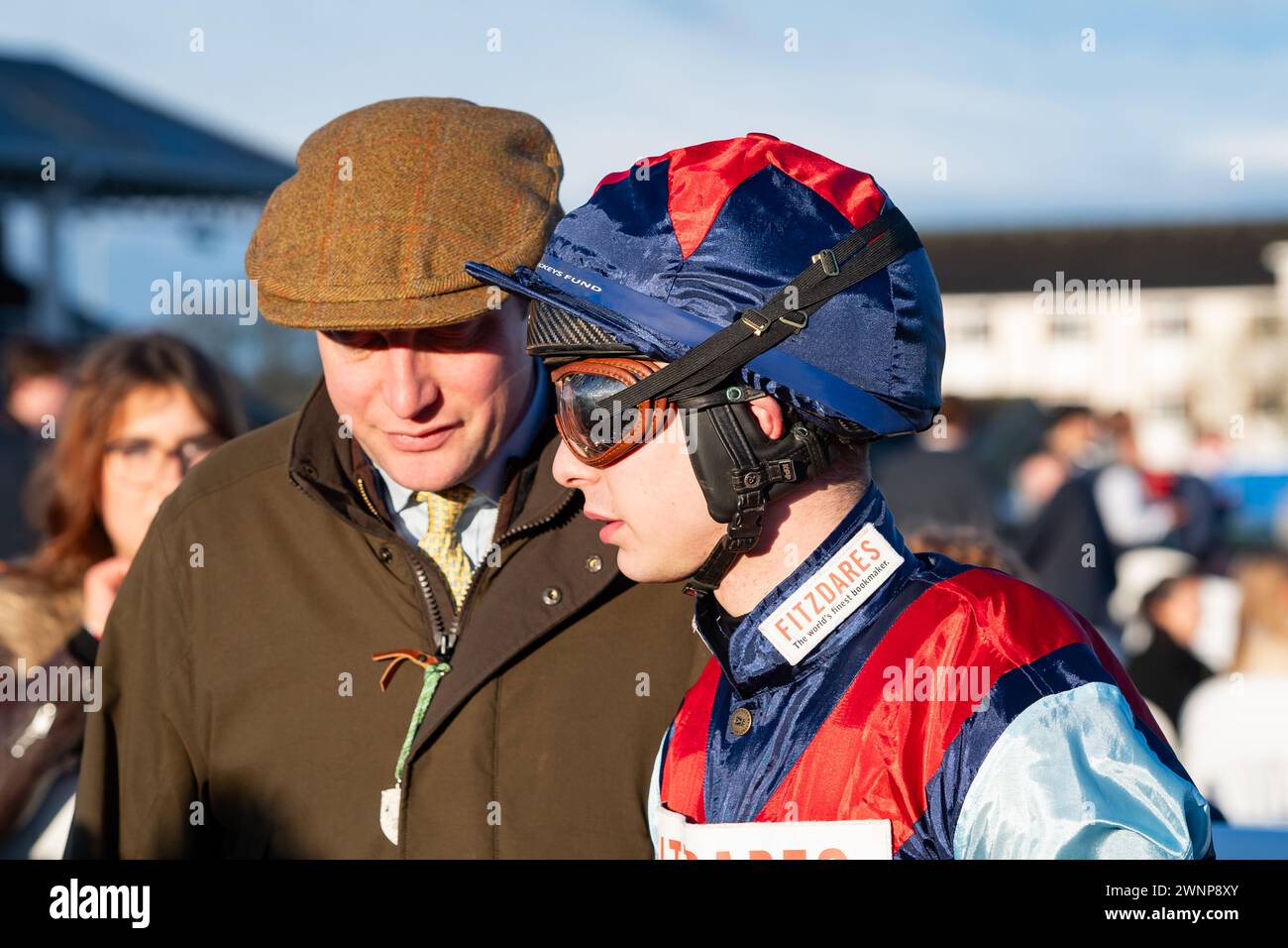 Beau Morgan in the parade ring prior to riding Getaway Drumlee at ...