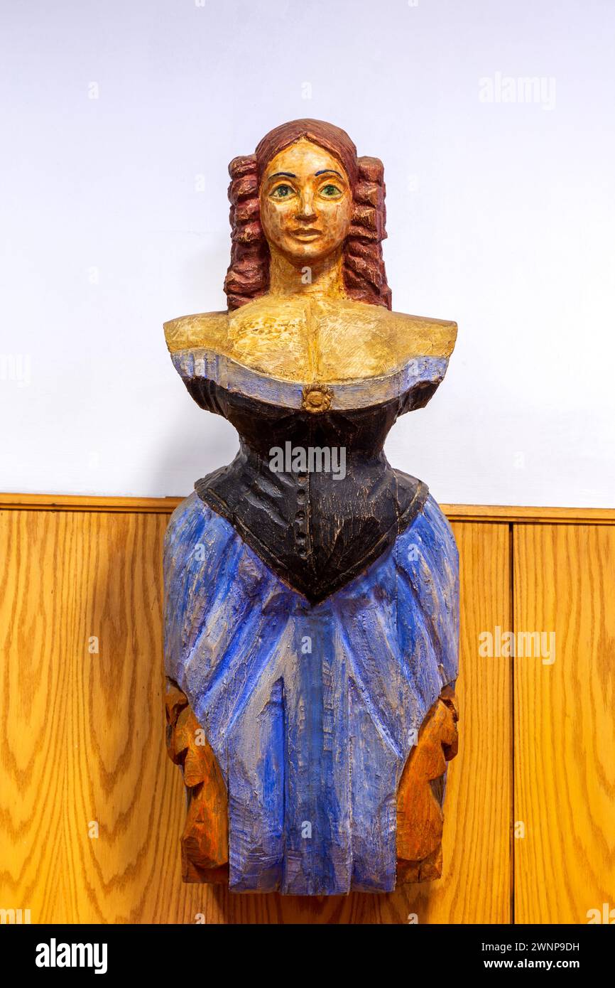 Ships Figurehead, National Maritime Museum, Valparaiso, Chile, South ...