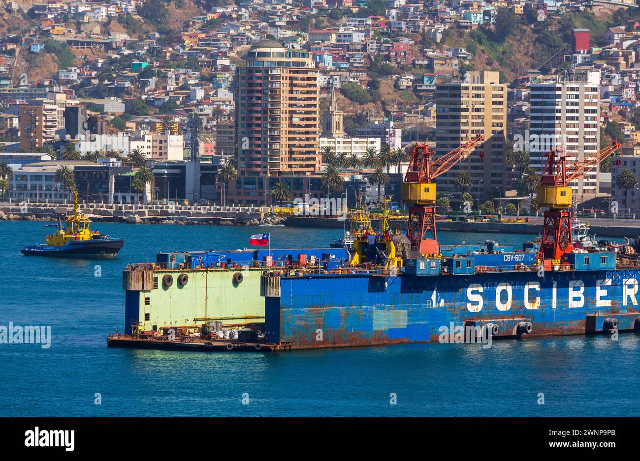 Drydock, Port of Valparaiso, Chile, South America Stock Photo - Alamy