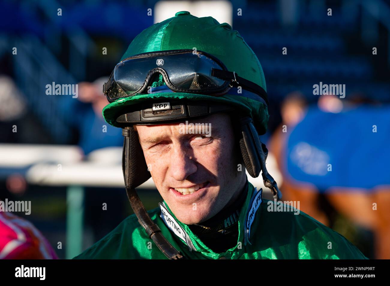 Sam Twiston-Davies in the parade ring prior to riding Sergeant Wilson ...
