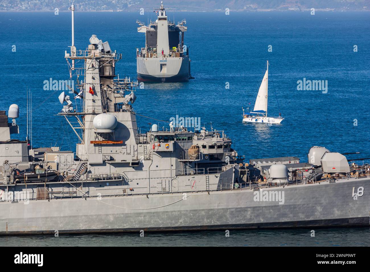 Valparaiso shipping navy hi-res stock photography and images - Alamy