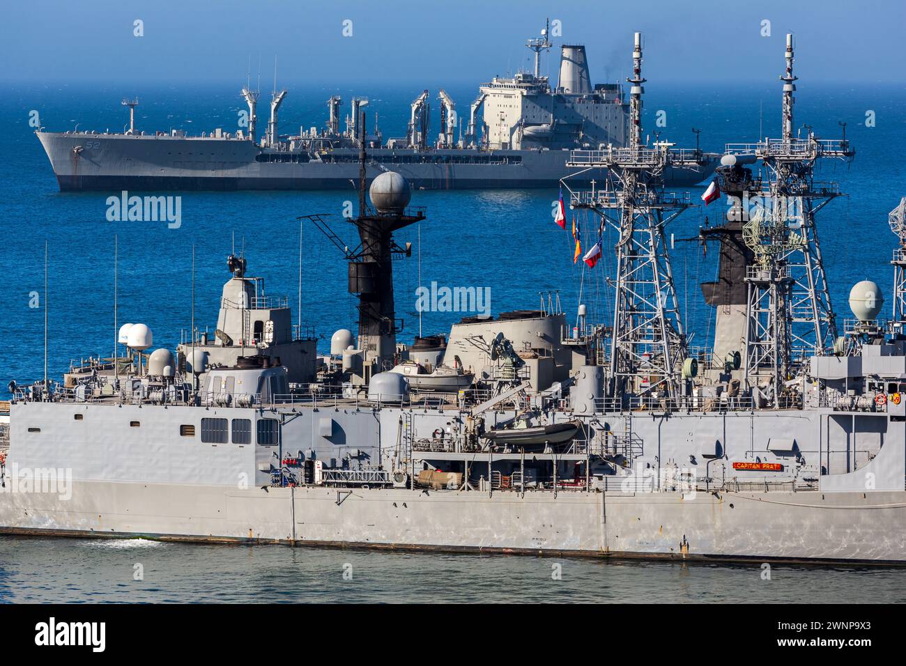 Valparaiso shipping navy hi-res stock photography and images - Alamy