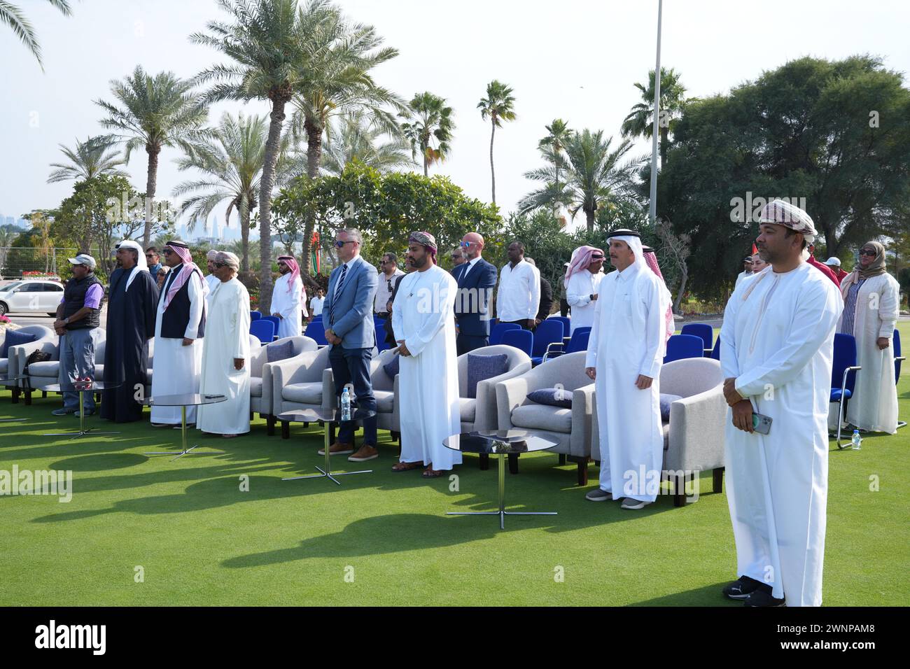 Prize distribution of GCC Golf Championship in Qatar on February 29 ...