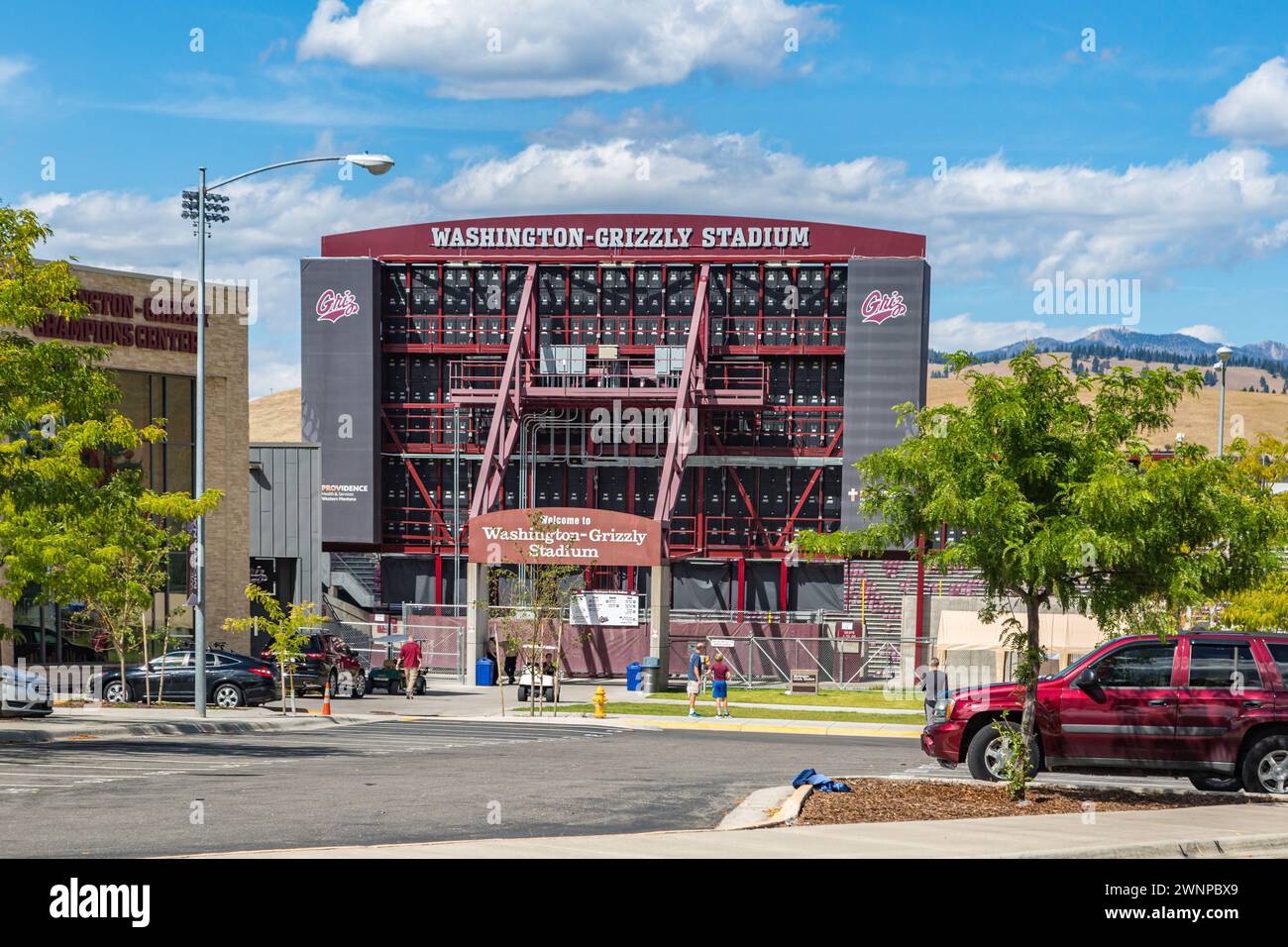 Washington-Grizzly Stadium football stadium at the University of ...