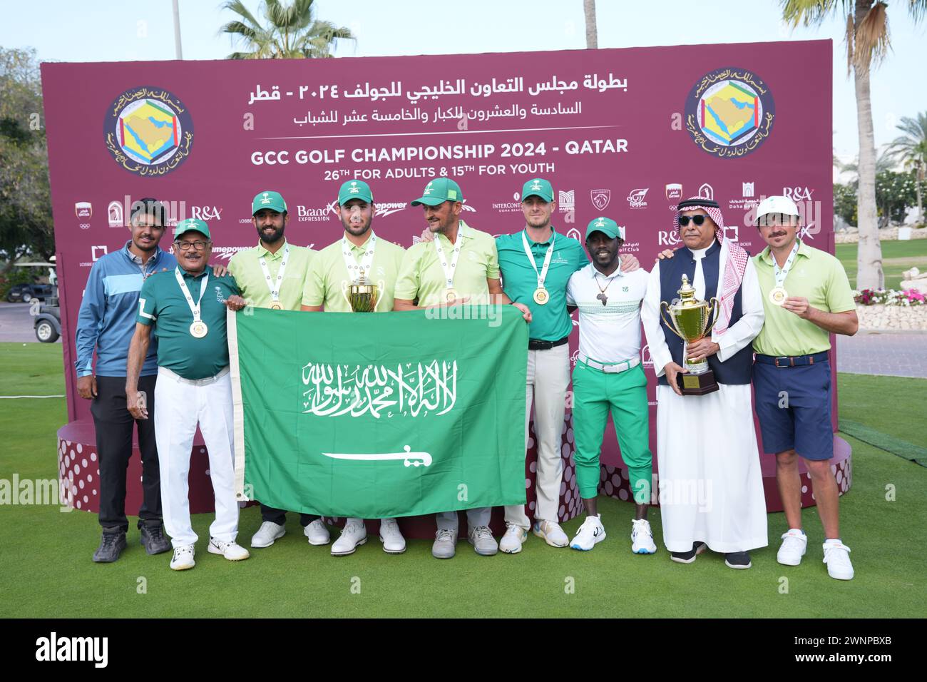 Prize distribution of GCC Golf Championship in Qatar on February 29 ...