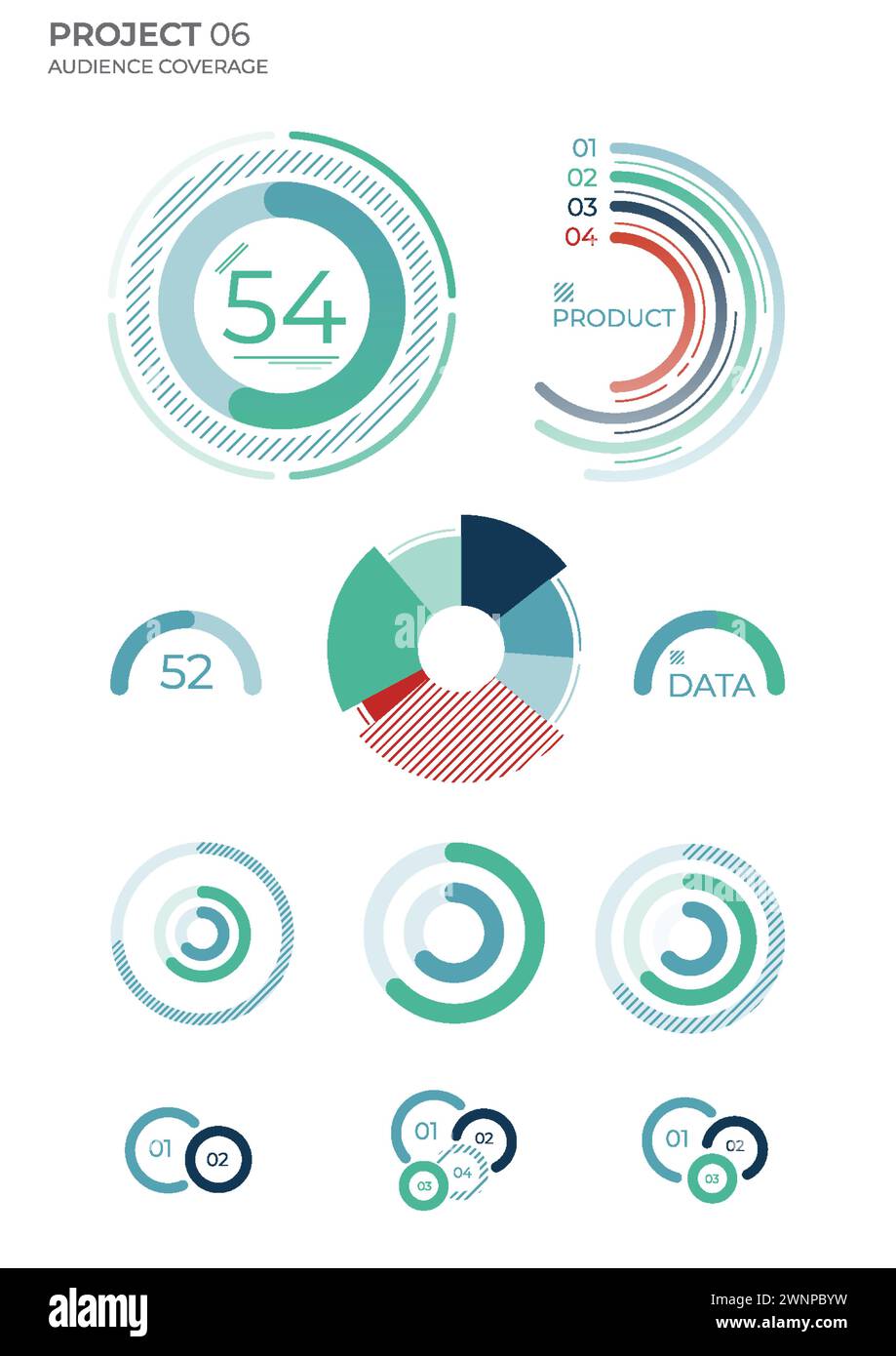 Finance elements commercial charts. Abstract vector illustration Stock ...