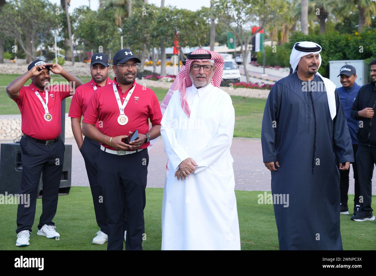 Prize distribution of GCC Golf Championship in Qatar on February 29 ...