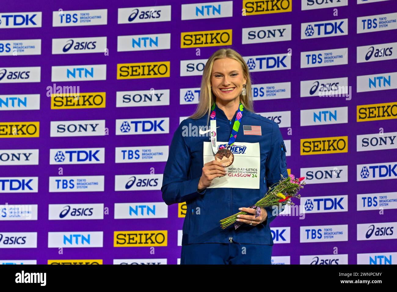 Glasgow, Scotland, UK. 03rd Mar, 2024. Medel Ceremony - Womens Pole ...