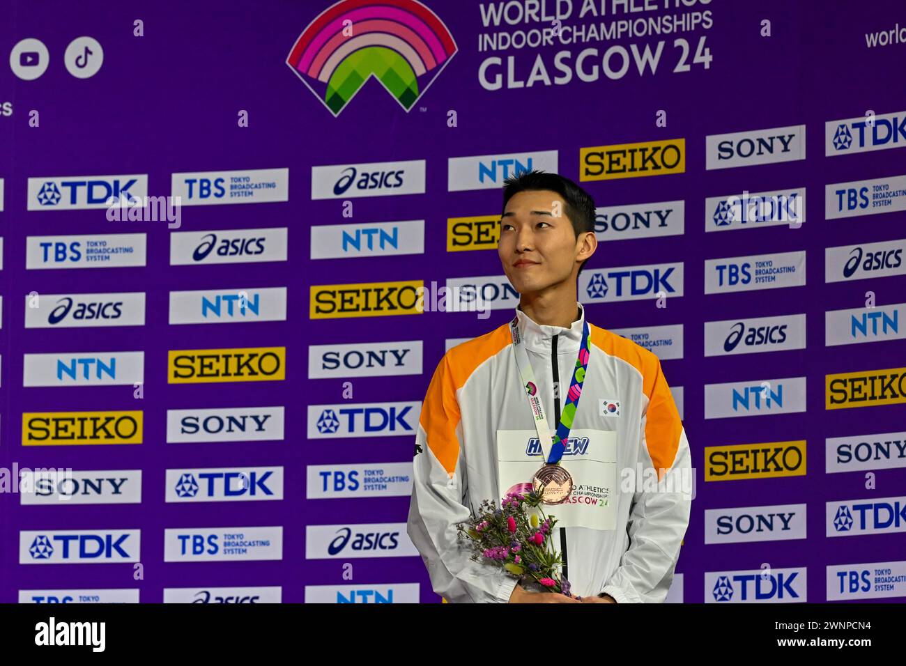Glasgow, Scotland, UK. 03rd Mar, 2024. Medel Ceremony - Mens High Jump ...