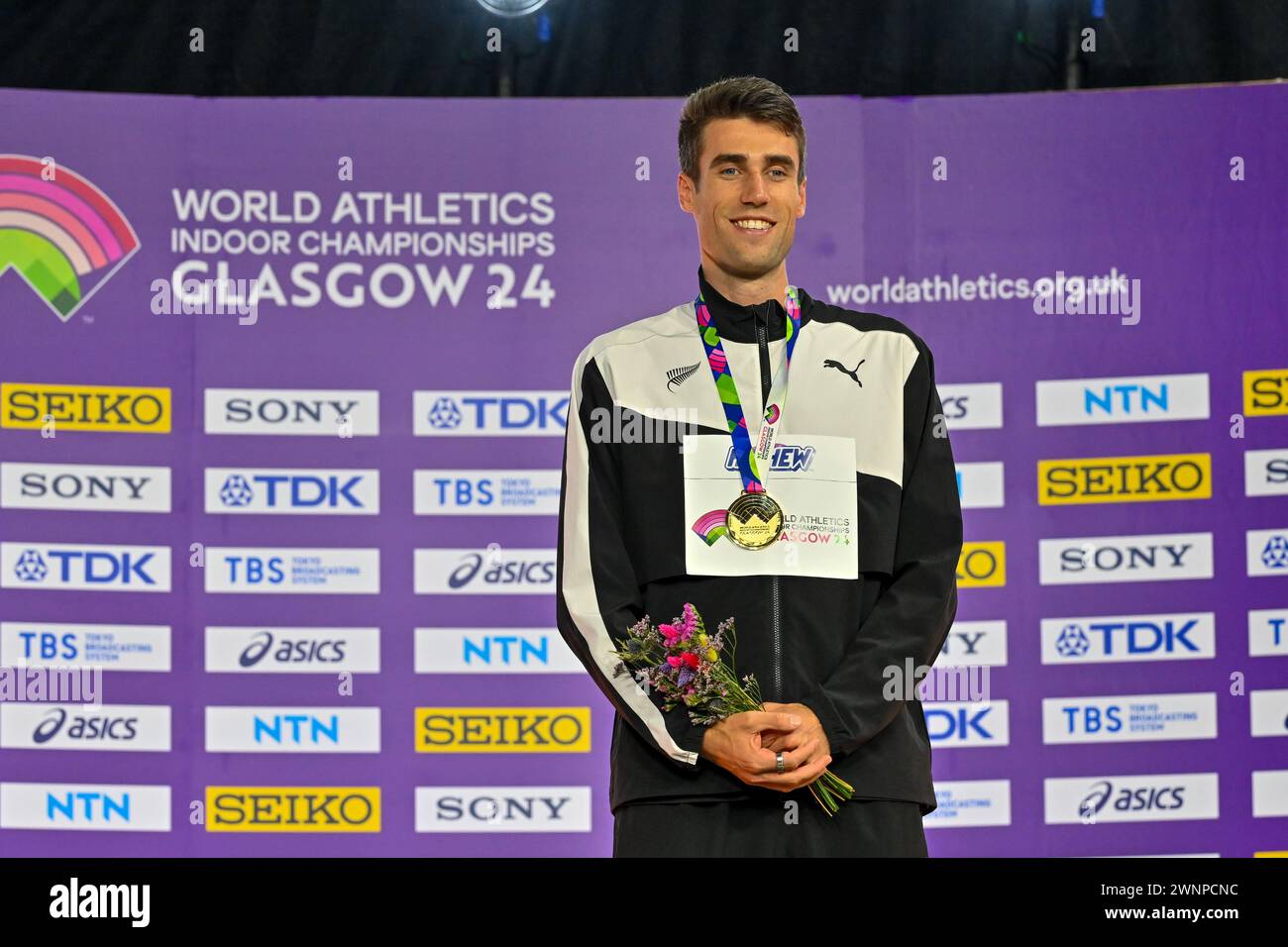 Glasgow, Scotland, UK. 03rd Mar, 2024. Medel Ceremony - Mens High Jump ...