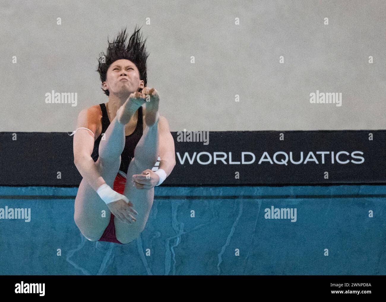 Montreal, Canada. 03rd Mar, 2024. Chen Yuxi of China competes during ...