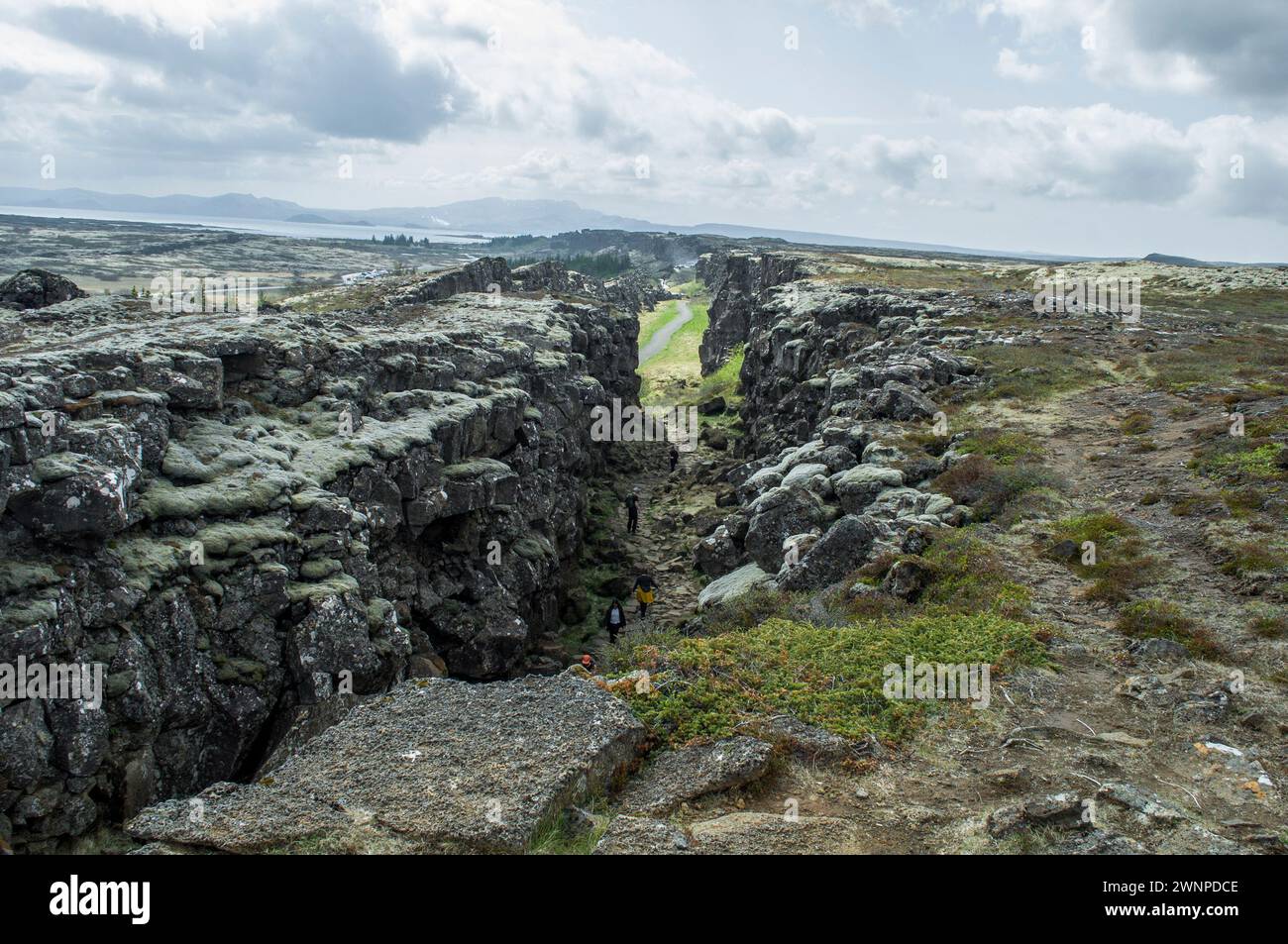 Visible Tectonic plates in Thingvellir National Park- UNESCO World ...