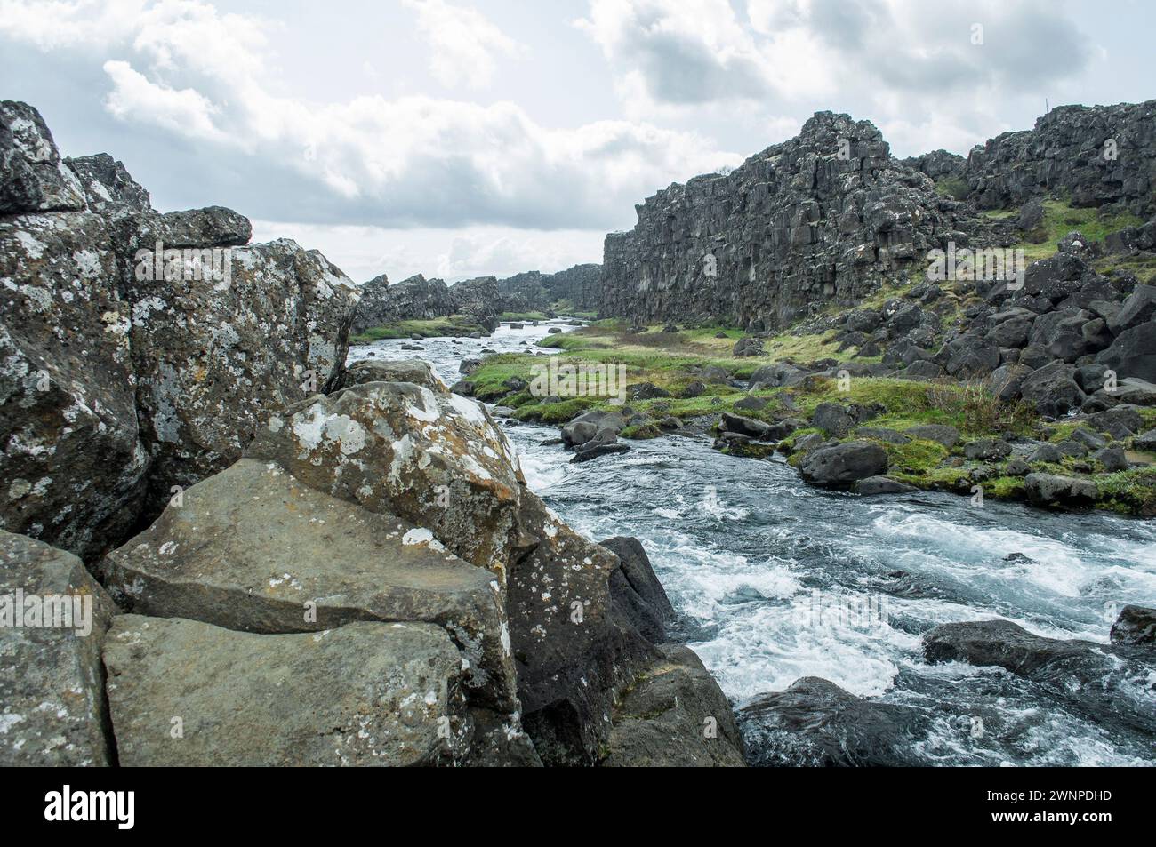 Visible Tectonic plates in Thingvellir National Park- UNESCO World ...