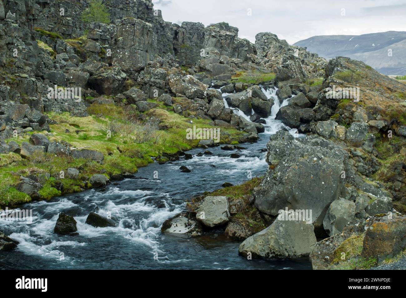 Visible Tectonic plates in Thingvellir National Park- UNESCO World ...
