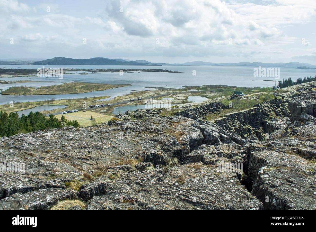 Visible Tectonic plates in Thingvellir National Park- UNESCO World ...